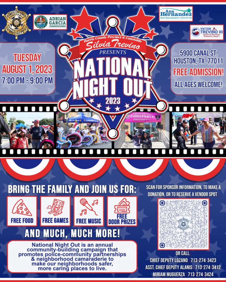 Constable Silvia Trevino's 2023 National Night Out - Harris County ...